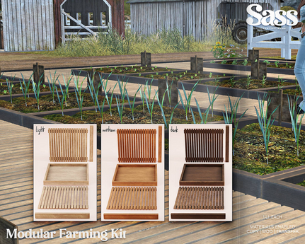 Second Life Marketplace - Sass [Modular Farming Kit]